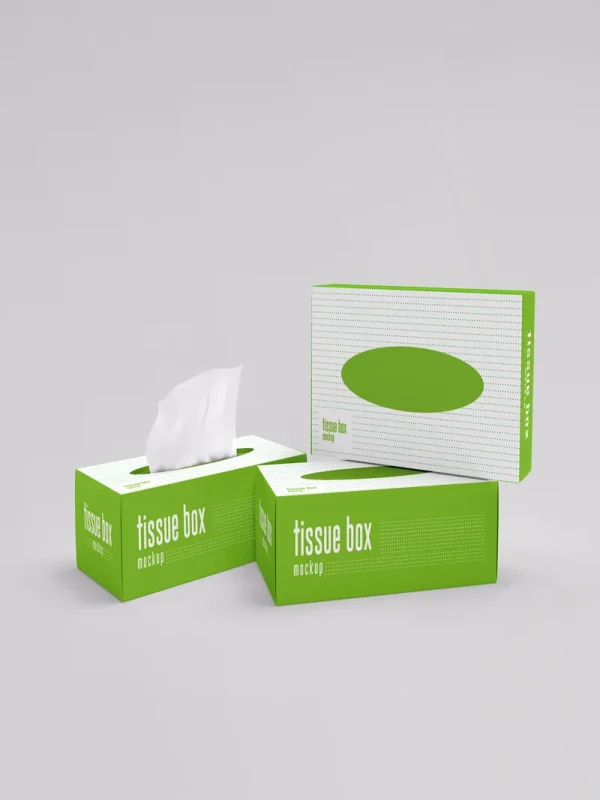 300 GSM 2 Color Tissue Box