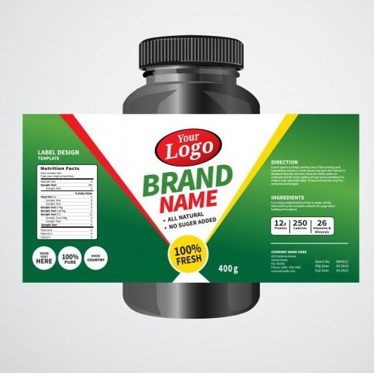 Customize Size And Design Product Label